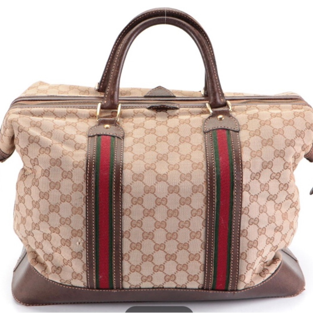 Gucci Stripe Weekender - Gem